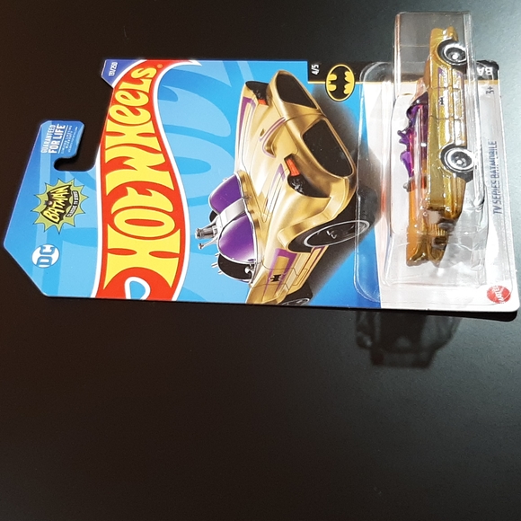 Mattel | Other | Batmobile Gold Hot Wheels Dc Comics 222 Batman ...